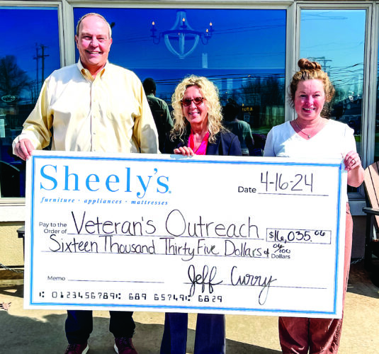 Sheely’s makes donation to Veterans Outreach | News, Sports, Jobs ...